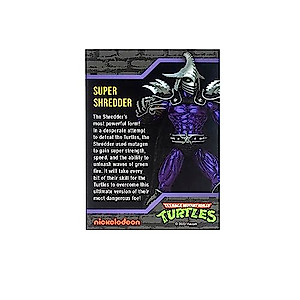 The Loyal Subjects Teenage Mutant Ninja Turtles BST AXN Limited Edition SDCC 2023 Super Shredder Glow-in-The-Dark 8-inch XL Action Figure