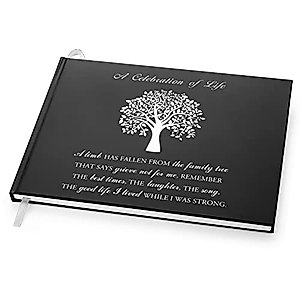 Funeral Guest Book Memorial Guest Book for Funeral 80 Pages Funeral Sign-in Book - A Celebration of Life