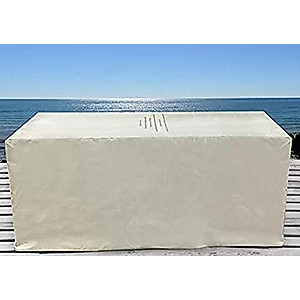 LSI Rectangle Steel Propane Fire Pit Table for Outside Patio,Home,Garden,Backyard,Outdoor Fireplace | Auto-Ignition | Hideaway Tank Holder (54 Inch, Grey)