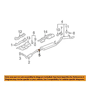 General Motors 10328740, Catalytic Converter Gasket