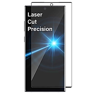 magglass Galaxy Note 10 Plus Tempered Glass Screen Protector Anti Bubble UHD Clear Full Coverage Resistant Screen Guard for Samsung Note 10+ (Case Friendly)
