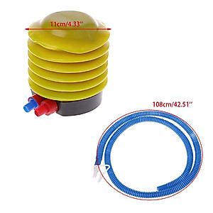 Foot Pump - Sports Inflatable Pump for Inflatables, Yoga, Bed, Mattress, Inflatable Boat, Exercise Ball, Balloon, Balls, Swimming Ring&Toys