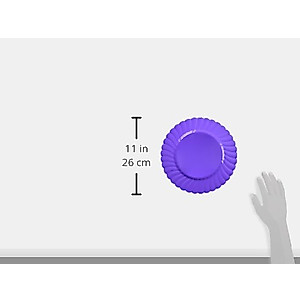 Amscan Party Plates Tableware Items, 10 1/4", Purple