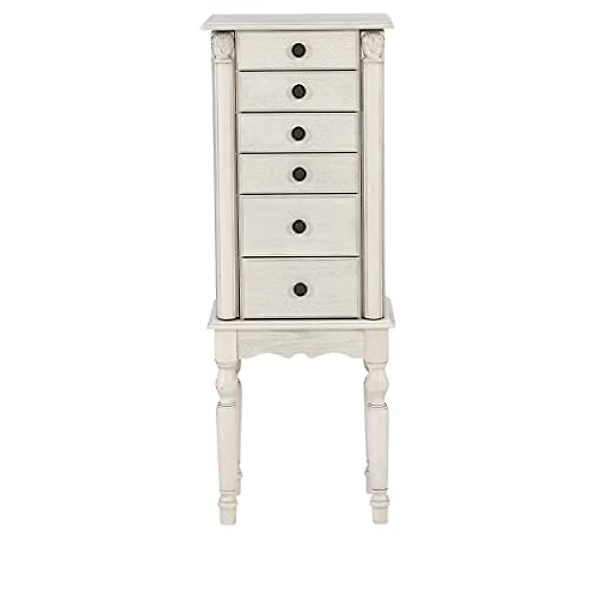 Powell Darcy Off White Jewelry Armoire