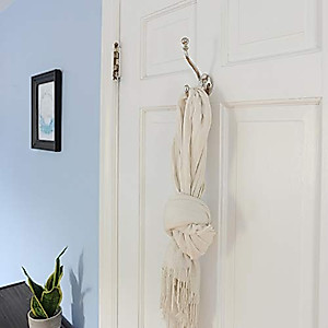 Hickory Hardware Cottage Collection Hook Coat and Hat 5-1/4 Inch Long Polished Nickel Finish (S077194-14)