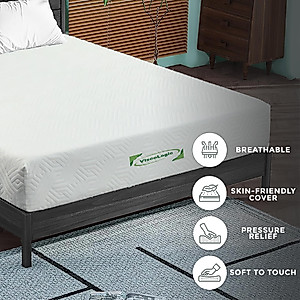 Viscologic 5 inch Full/Double Gel Infused Cool Sleep Supportive Hypoallergenic Gel Infused Reversible Foam Mattress, Perfect for Bunk Bed, Trundle, and Caravan Bed, CertiPUR-US Certified Foam
