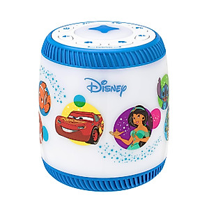eKids Disney Bluetooth Storyteller with EZ Link, Night Light, Sleep Sounds, and Bedtime Stories for Kids, Designed for Fans of Disney Toys