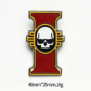 Starforged Compatible with Warhammer 40k Heraldries of the Chapters theme colored shield Pin1 PC