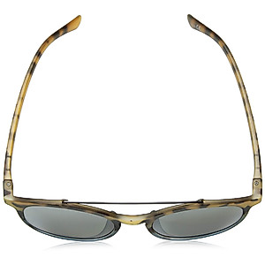 Suncloud Belmont Polarized Sunglasses, Matte Tortoise Blue Fade / Polarized Silver Mirror, One Size