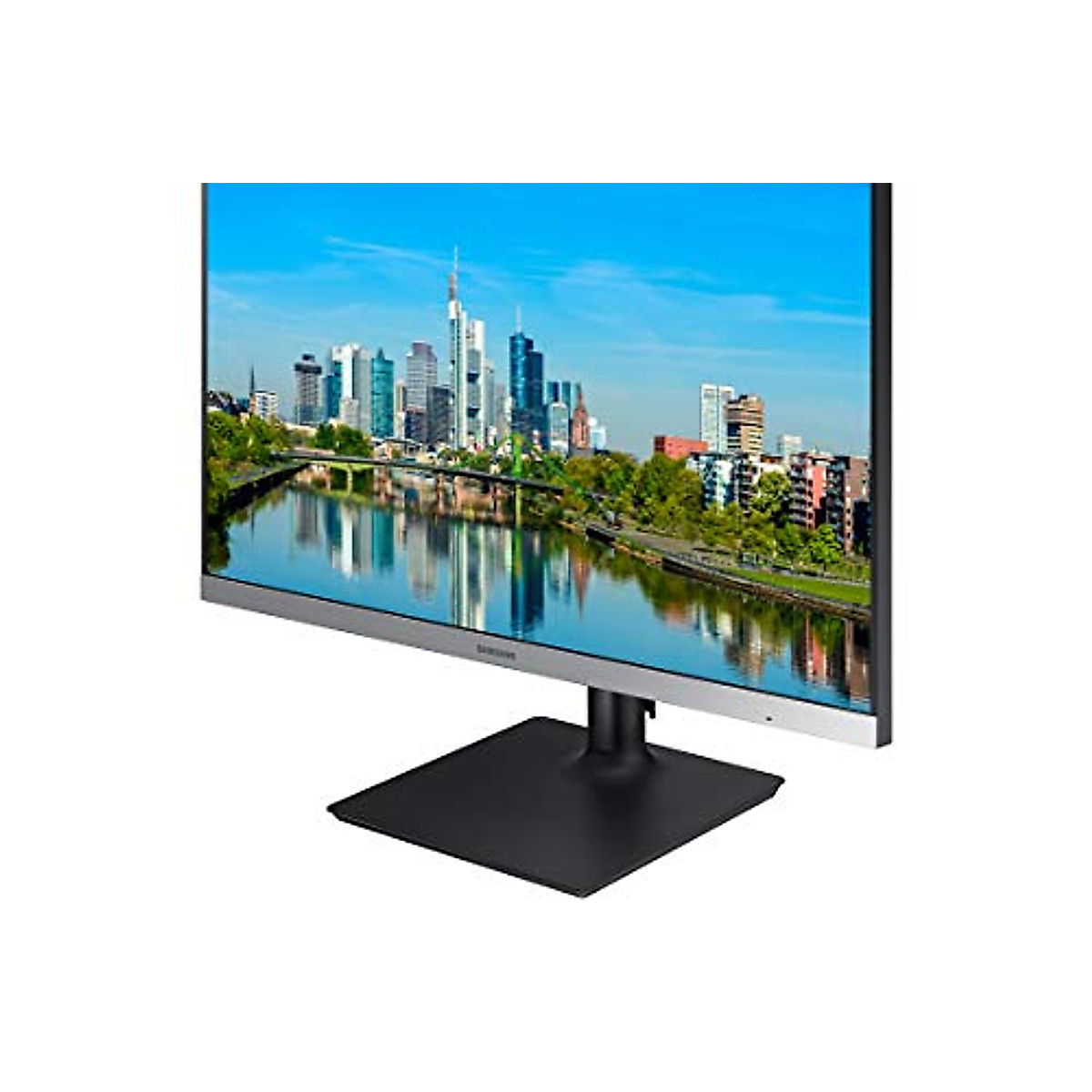 SAMSUNG FT650 Series 24-Inch FHD 1080p Computer Monitor, 75Hz, IPS Panel, HDMI, USB Hub, Height Adjustable Stand, 3 Yr WRNTY (LF24T650FYNXGO)