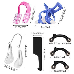 5 Pieces Nose up Lifting Clips Silicone Nose Bridge Slimming Clips Beauty Clip Tools for Women