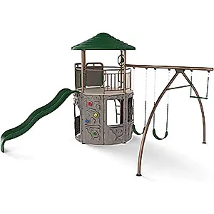 Lifetime Adventure Tower Swing Set - Earthtone (290633)