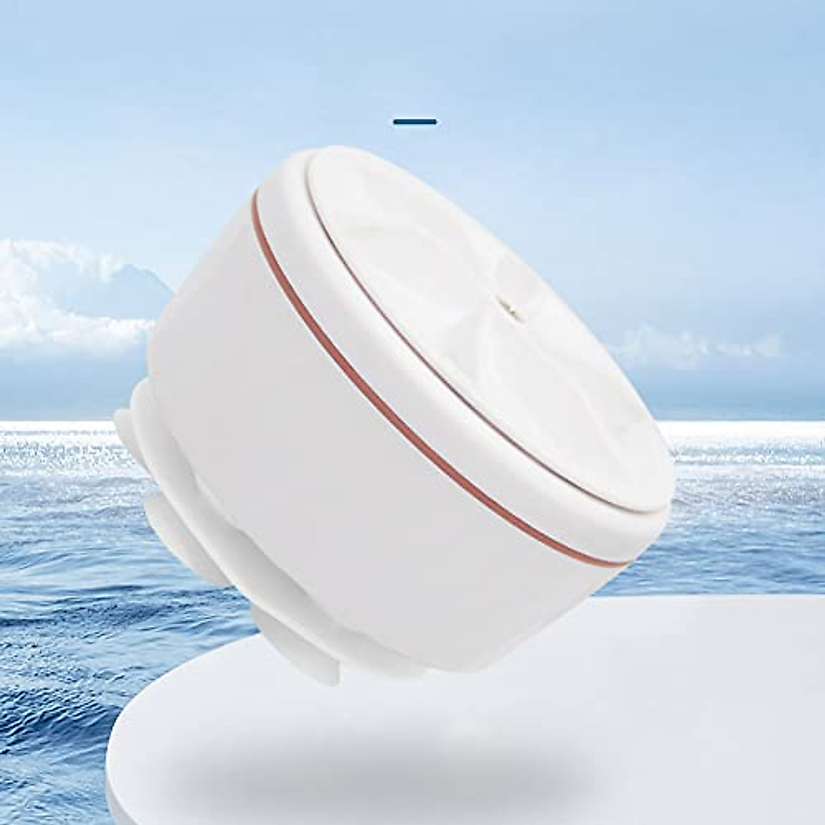 IKASEFU Mini Washer Portable Washing Machine for Socks Underpant, Ultrasonic Turbo Washing Machine for Dorm Home Travel Business Camping, USB Powered, 30 Minute Timer