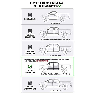Raptor Series Nerf Bars Side Steps 4in Oval Black Curved for 07-21 Tundra Double Cab