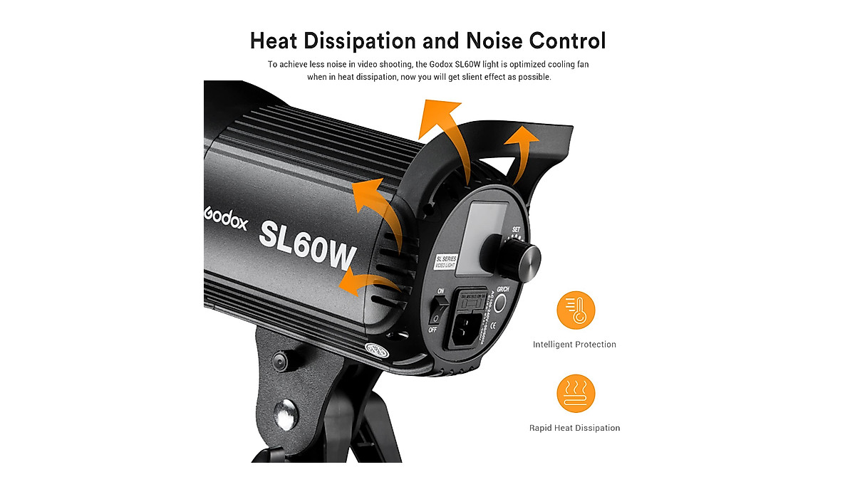 GODOX SL-60W LED Video Light - Adjustable Brightness