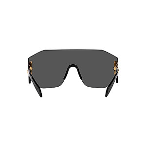 Versace Unisex Sunglasses Dark Grey Frame, Dark Grey Lenses, 0MM