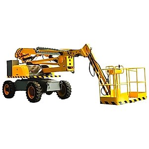 2 Tons Electric Folding Forklift Towable Vehicle Mounted Articulating Boom Lift 30 Meters