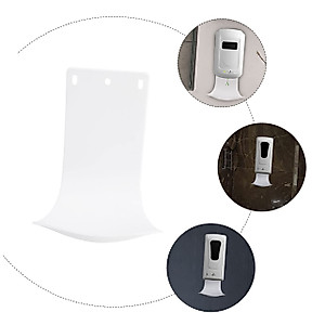 Alipis Soap Dispenser Tray 2pcs Plastic Water Tray Toilet Tank Tray Toilet Stand Washer Pan Tray Wall Soap Holder Wall Wall Mount Soap Dispenser Bracket Foaming Collection Trays Soap