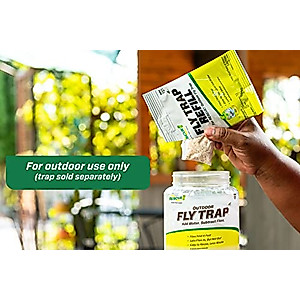 RESCUE Outdoor Non-Toxic Reusable Fly Trap Attractant Refill