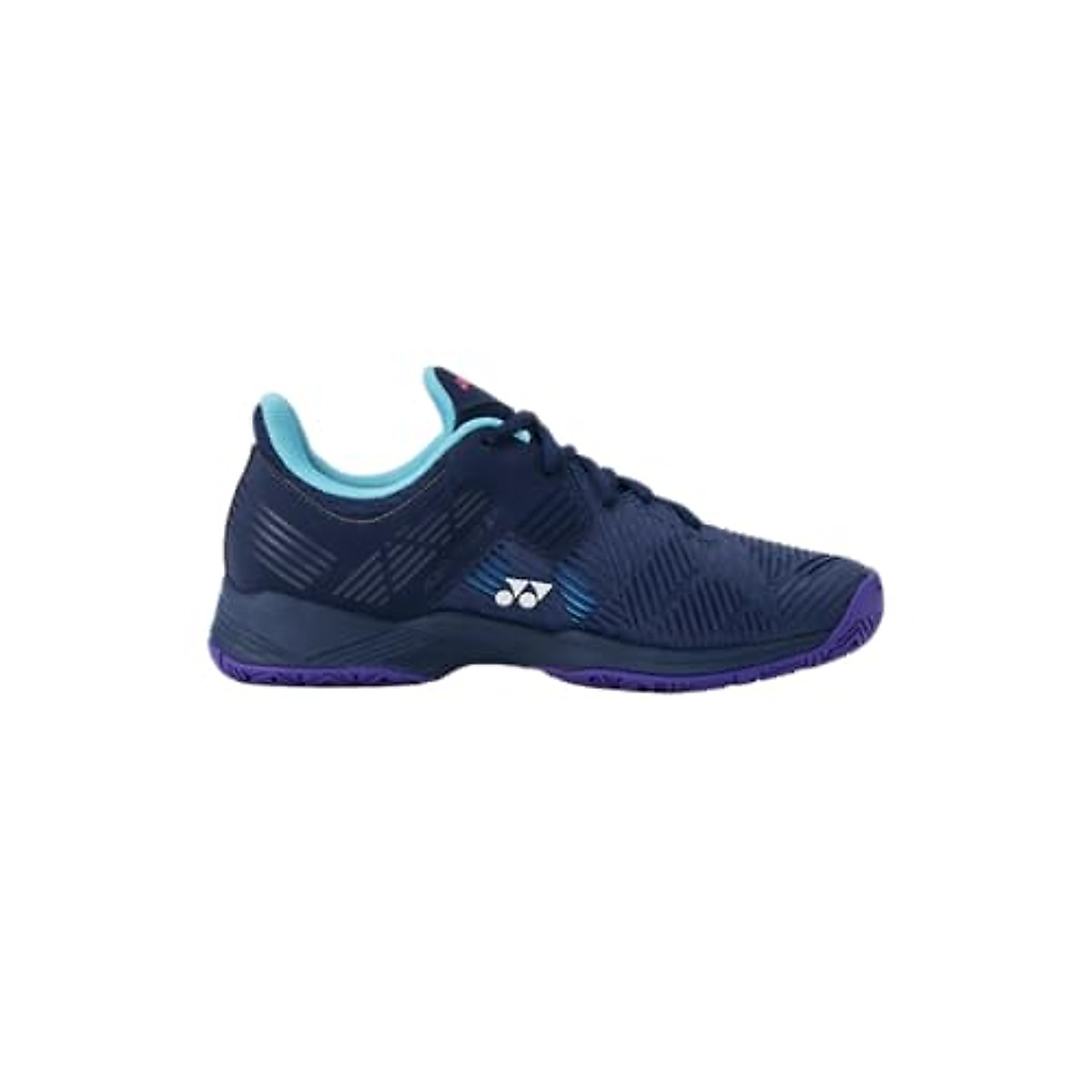 YONEX Women's Sonicage 2 All-Court Tennis Shoes, Navy/Blue Purple (US Size 9.5)
