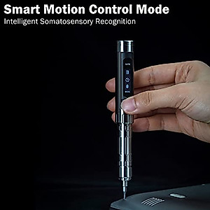MINIWARE ES15 Mini Electric Screwdriver, Cordless Precision Screwdriver Set with Rechargeable Battery, 24 Magnetic Bits & OLED Display, Perfect for PC Building and Electronics Repair