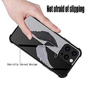 TnXee Case Compatible with iPhone 13 Pro Max,Angel and Demon 13 Pro Max Cases for Boys/Men,Four Corners Shock Absorption Non-Slip Soft TPU Bumper Frame Case Compatible with iPhone 13 Pro Max 6.7 inch