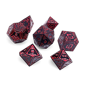 Norse Foundry Metal Space Dice - Red Giant