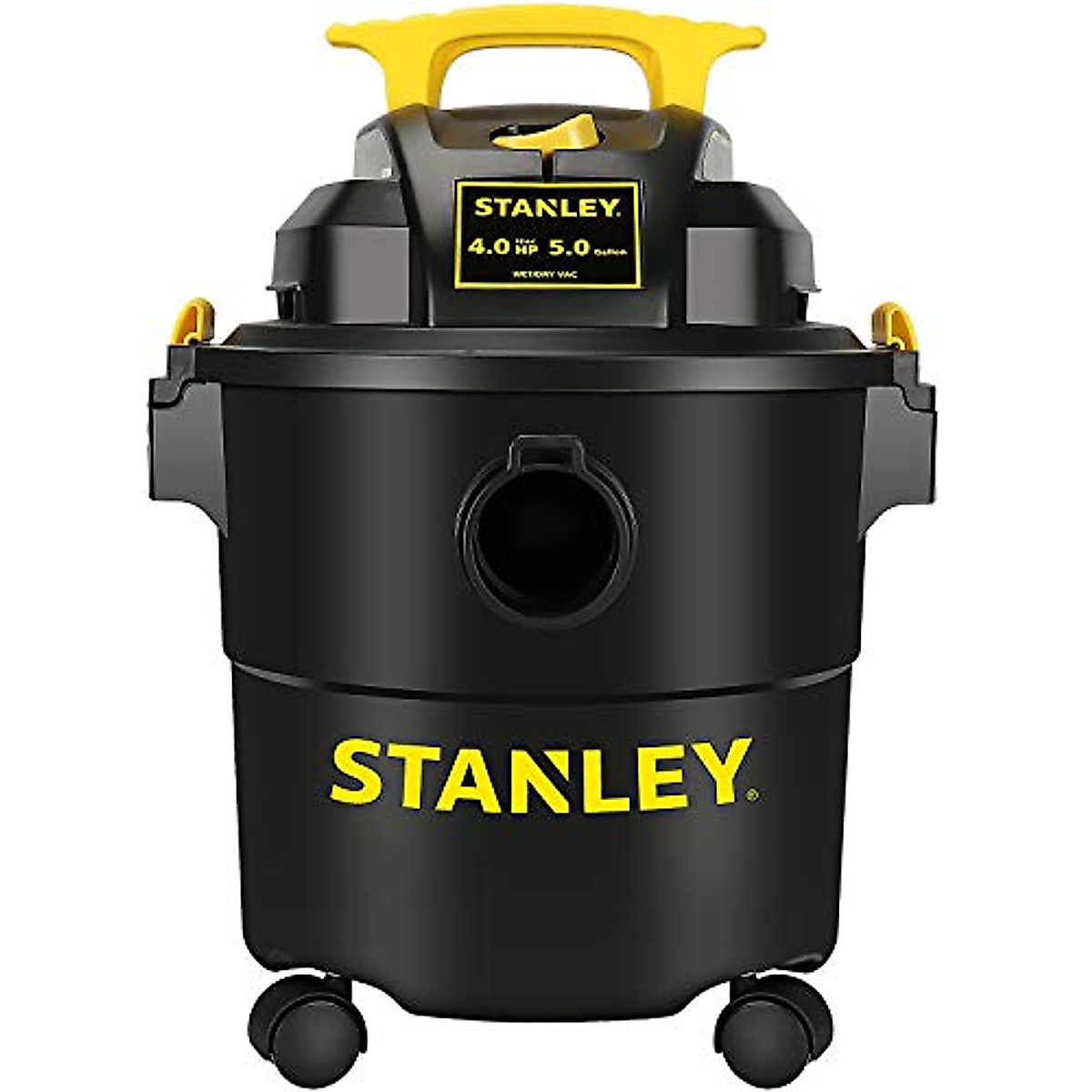 Stanley SL18115P Wet/Dry Vacuum, 5 Gallon, 4 Horsepower, 4.0 HP AC, Black