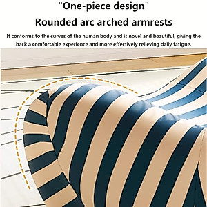 ESRADA Accent Sofa Chair Single Sofa Chair,Mother's Arms Lazy Sofa Chair Upholstered Lazy Chair with Ottoman,Integrated High Resilience Sponge Lazy Sofa Chair C-46 * 39inch