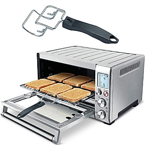 Air Fryer Convection Toaster Oven Tray Extractor, Grills Extractor, Grills Clip, Oven Clip, Oven Food Clip, Oven Tray Handle, Scald Resistant Clip, Common to Trays and Grills, Used to Quickly Remove