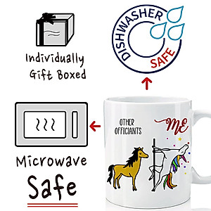 SUUURA-OO Other Officiants & Me Funny Unicorn Theme Mug, Bridal Party for Wedding Officiant, Present to That Special Person Performing the Marriage Ceremony Mug for Couple Wedding Officiant-19