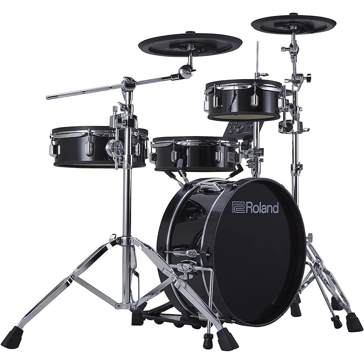 Roland V Streamlined Acoustic-Style Electronic Drum Kit with Shallow-Depth Shells and TD-07 Module (VAD103-1)