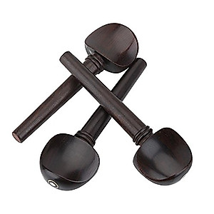 Cello Tuning Peg, 4pcs Ebony Wood Cello Peg 4/4 Cello Musical Instruments Accessories