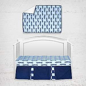 Pam Grace Creations Baby Nursery Crib Bedding Sets for Boys, Soft Quality Material with Vibrant Colors for a Dream Room, Cars, 2 lbs, 3 Pieces