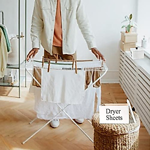 Dryer Sheet Holder, Dryer Sheet Dispenser, Wood Dryer Sheet Container Box For Laundry Room, Rustic Dryer with Lid, Farmhouse Home Decor Organizer,Fabric Softener Storage Bin