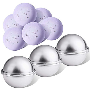 30PCS- Bath Bomb Mold Kit, 15 Set 3 Size Mold & Bath Bombs Press for DIY Making Supplies