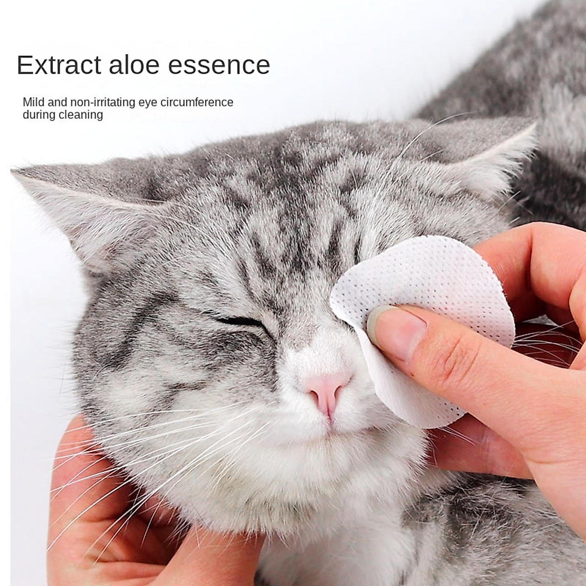 KAYNO Pet Wipes Eye Tear Wipes cat and Dog Bichon Pomeranian Tear Removal cat Wipe Eye wash-Free Cleaning