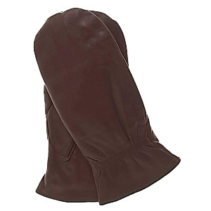 Pratt and Hart Breckenridge Women’s Leather Mittens with Finger Liners Size M Color Black