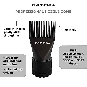 GAMMA+ Professional Hair Dryer Diffuser Attachment, Fits Only Gamma+ Dryer Models (Hot Pik)