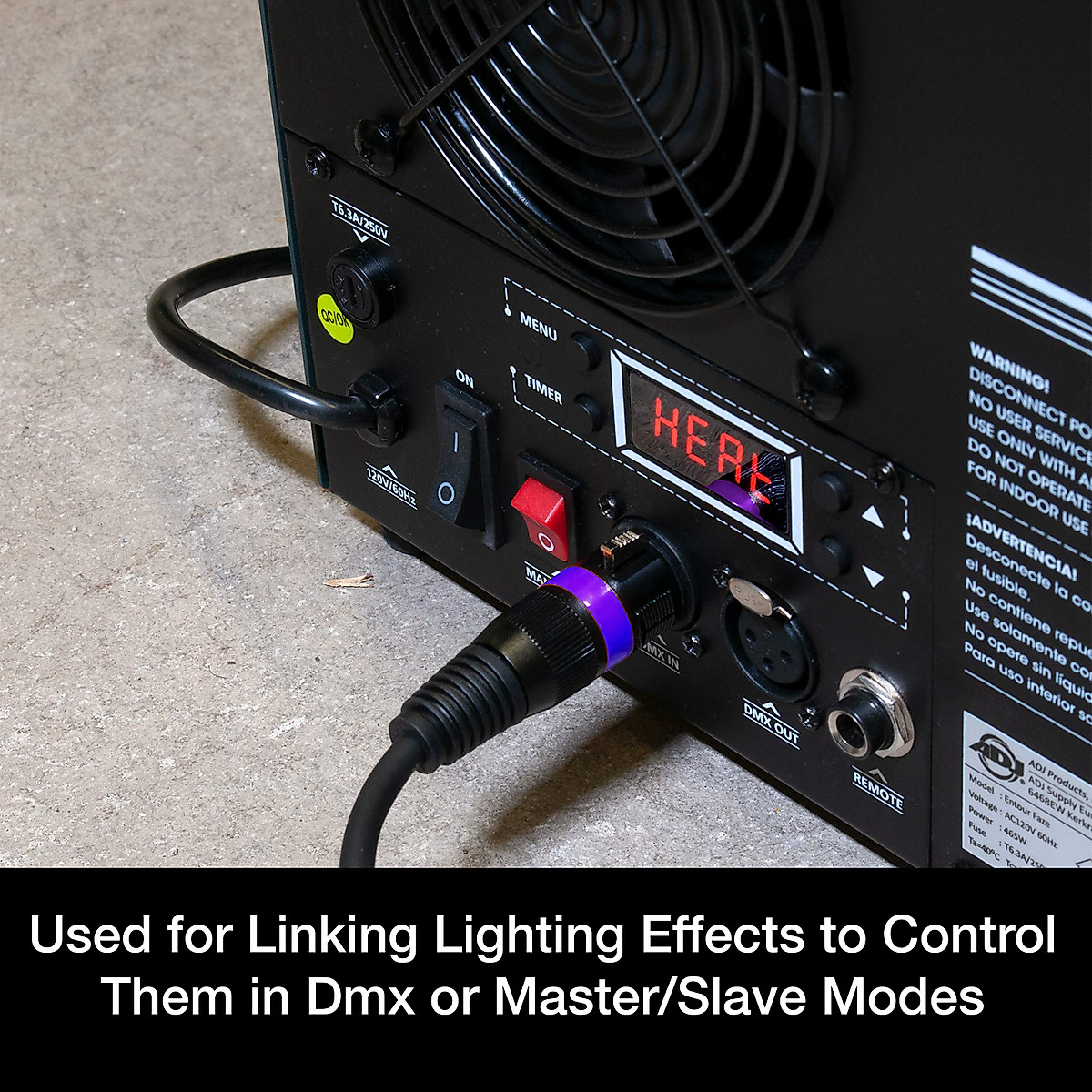 ADJ Products AC3PDMX100 Stage And Studio Power Cable, Black