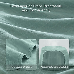 HBselect 5-Pack Cotton Baby Muslin Swaddle Blankets