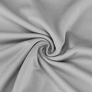 HEROBIKER Girls Thermal Underwear Set Ultra Soft Fleece Lined Kids Long Johns Top Bottom Thermals Kids Base Layer Winter Warm Grey