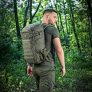 M-Tac Elite Tactical Backpack 25L Gen.II - Army Military Style Daypack Bag with Molle (Olive)