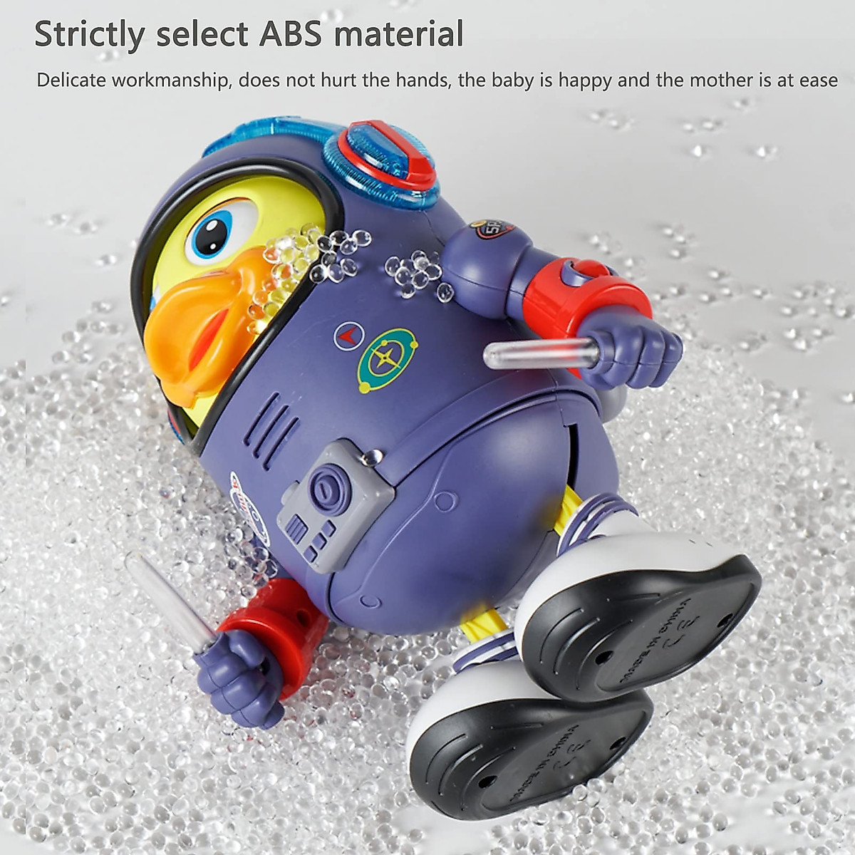 GFORI Baby Duck Toy Musical Interactive Duck Toy with Lights and Sounds, Space Elements Designed, Cute Dancing Space Duck Toy Playset, for Toddlers and Gift for Kids