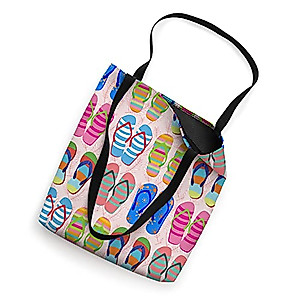 Flip Flops Beach Summer Vacation Sandals Life Aloha Women Tote Bag
