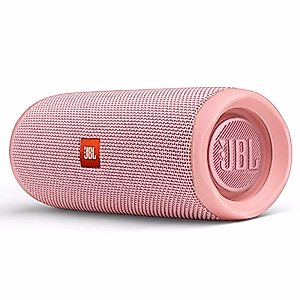 JBL FLIP 5 Waterproof Portable Bluetooth Speaker - Pink (Renewed)