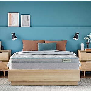 Beauty Sleep DreamRest Ultra Plush Pillow Top 14.25" Cal King Mattress, Pocketed Coils, Cooling, Breathable, and Pressure Relieving - 100 Night Trial, CertiPUR-US Certified and 10 Year Limited Warranty