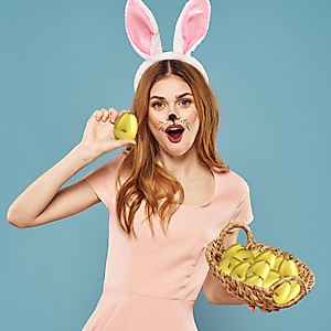 The Dreidel Company Golden Easter Eggs Metallic Gold, Goodie Basket Prize, Eggs are Hinged, 2.38" Inch (12-Pack)