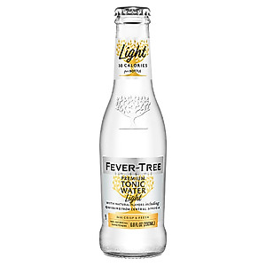 Fever-Tree Refreshingly Tonic Water, Light, 6.8 Fl Oz (Pack of 24)