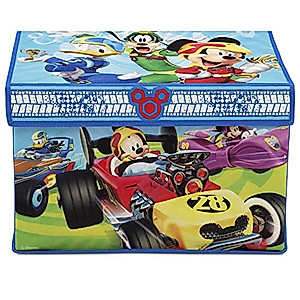 Delta Children 4-Piece Kids Furniture Set (2 Chairs and Table Set & Fabric Toy Box), Disney Mickey Mouse